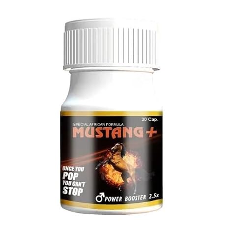 Mustang Plus Power Booster Capsules Boost Men Muscle Growth and Energy ...
