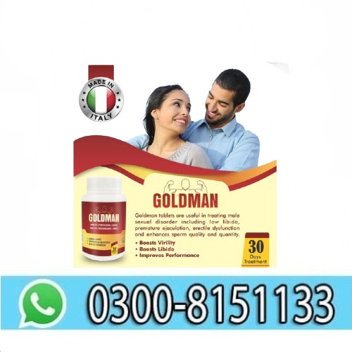 GOLDMAN TABLETS - PERMANENT TREATMENT FOR MEN - IMPORTED FROM ITALY