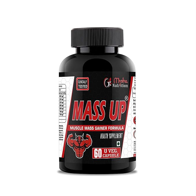 Nutrimuscle Massive Mass Gain Up Capsules - 90 Capsules - Contains Only ...